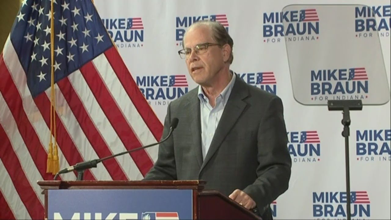 Indiana Senator Mike Braun announces campaign for governor - YouTube