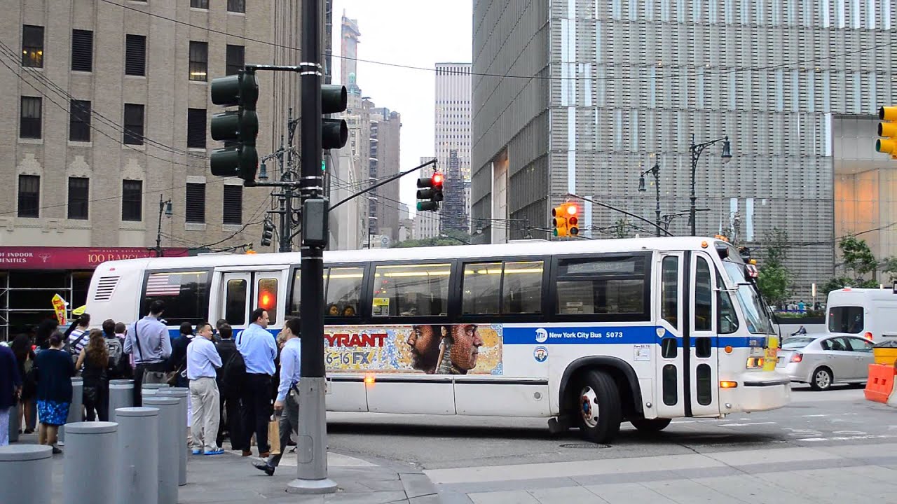 MTA New York City Bus 1998 Nova Bus RTS-06 5073 On The M22 @ Vesey ...