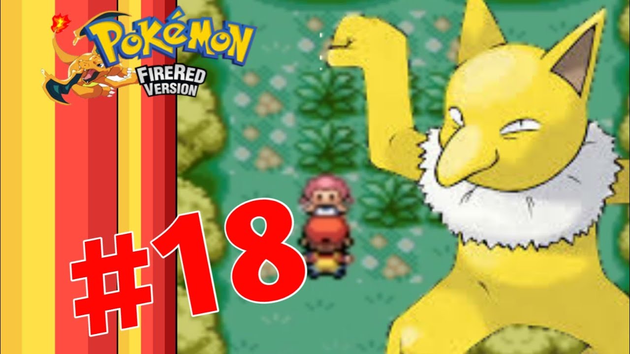 Let's Play Pokemon Fire Red - Part 18 - Lostelle the Lost Girl. - YouTube