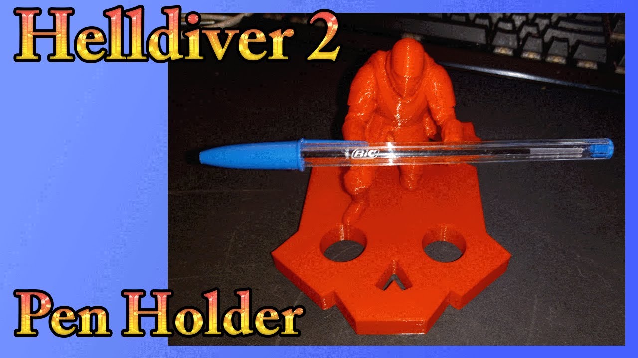 3d Printed Helldiver 2 Pen Holder: A Must-have Accessory - YouTube