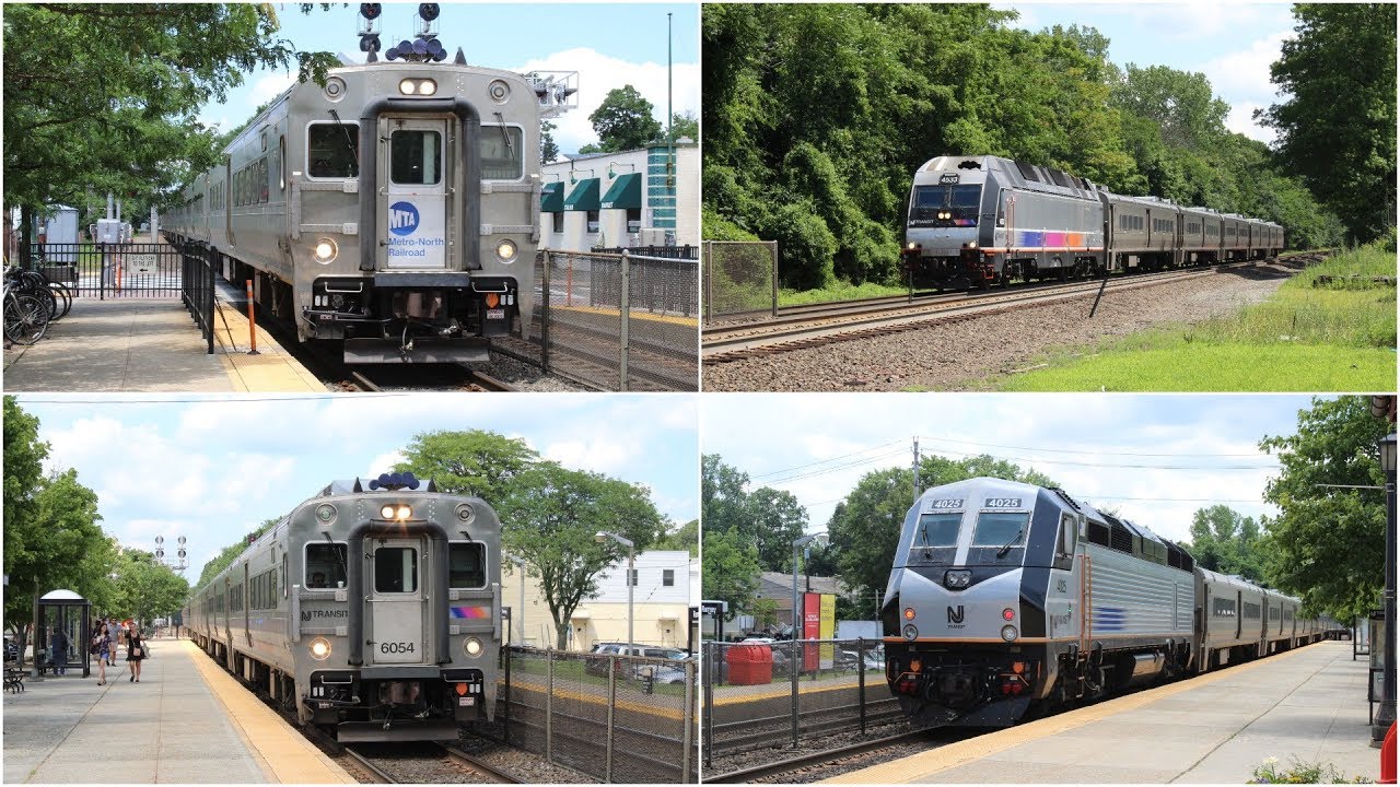Afternoon Railfanning at Ramsey Main Street Station 7/12/19 - YouTube
