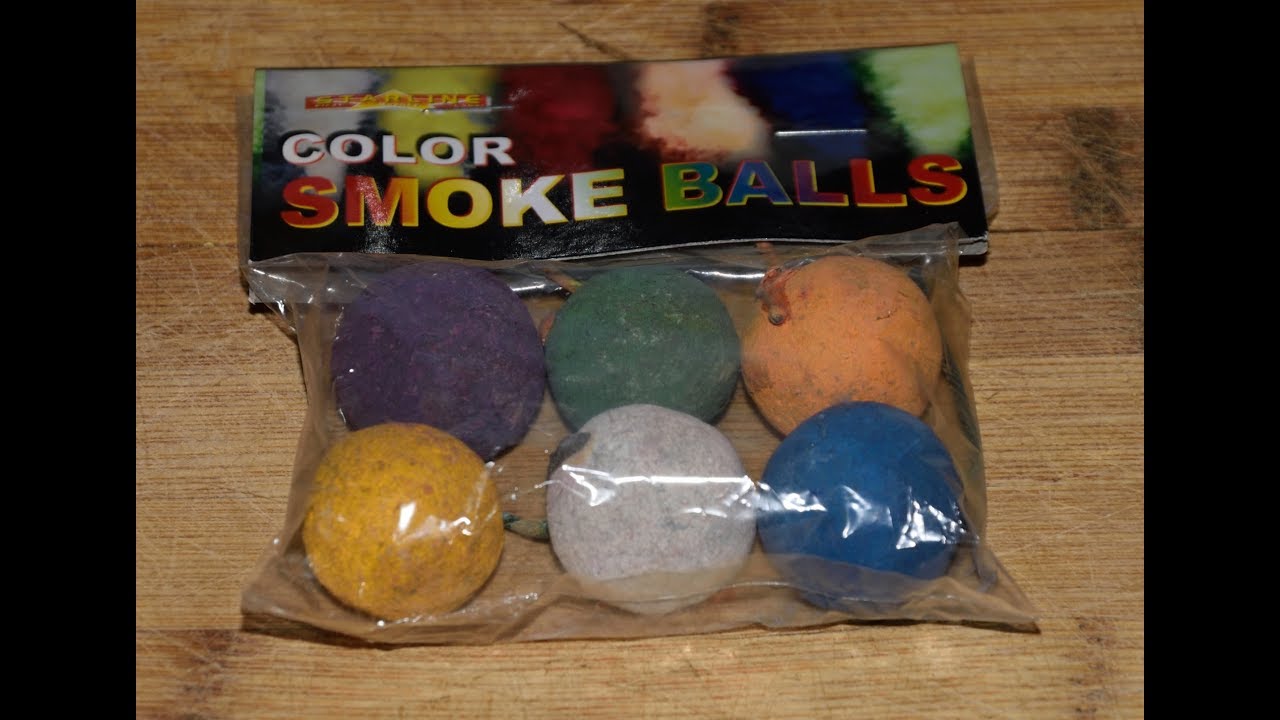 Color Smoke Balls - Starline Fireworks - YouTube