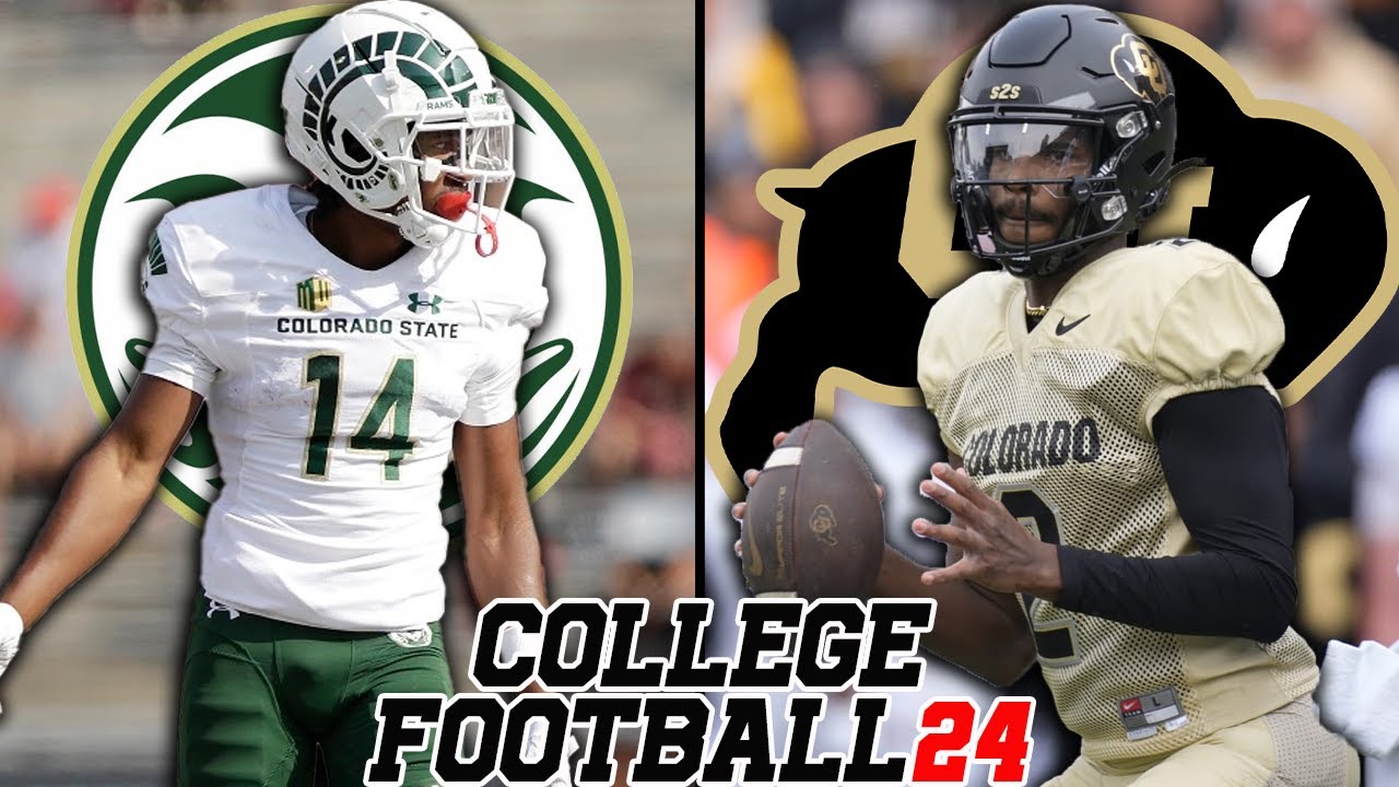 Colorado St vs Colorado Week 3 | 2023 Rosters | NCAA Football 24 - YouTube