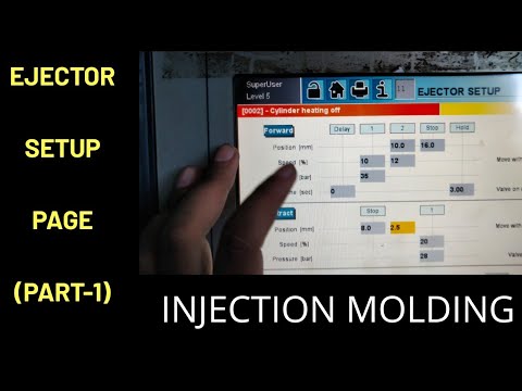Ejector Setup INJECTION MOLDING MACHINE - YouTube