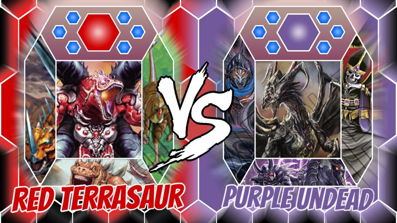 Red Terrasaur vs Purple Undead (Battle Spirits Saga Final Round - BO1 ...
