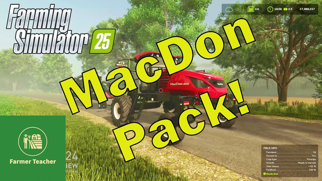 FS25 MacDon Pack! - Overview / First Look - YouTube