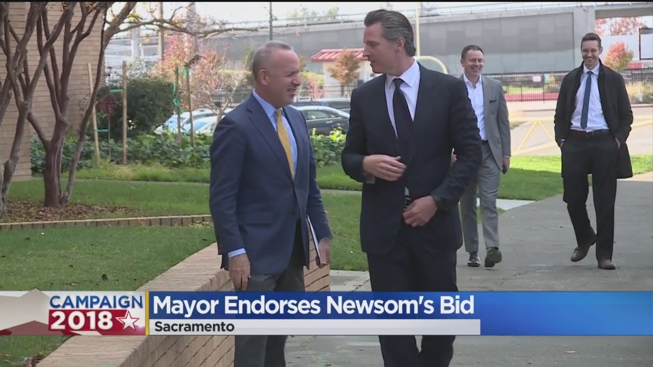 Mayor Darrell Steinberg Endorses Gavin Newsom's Campaign For Governor ...