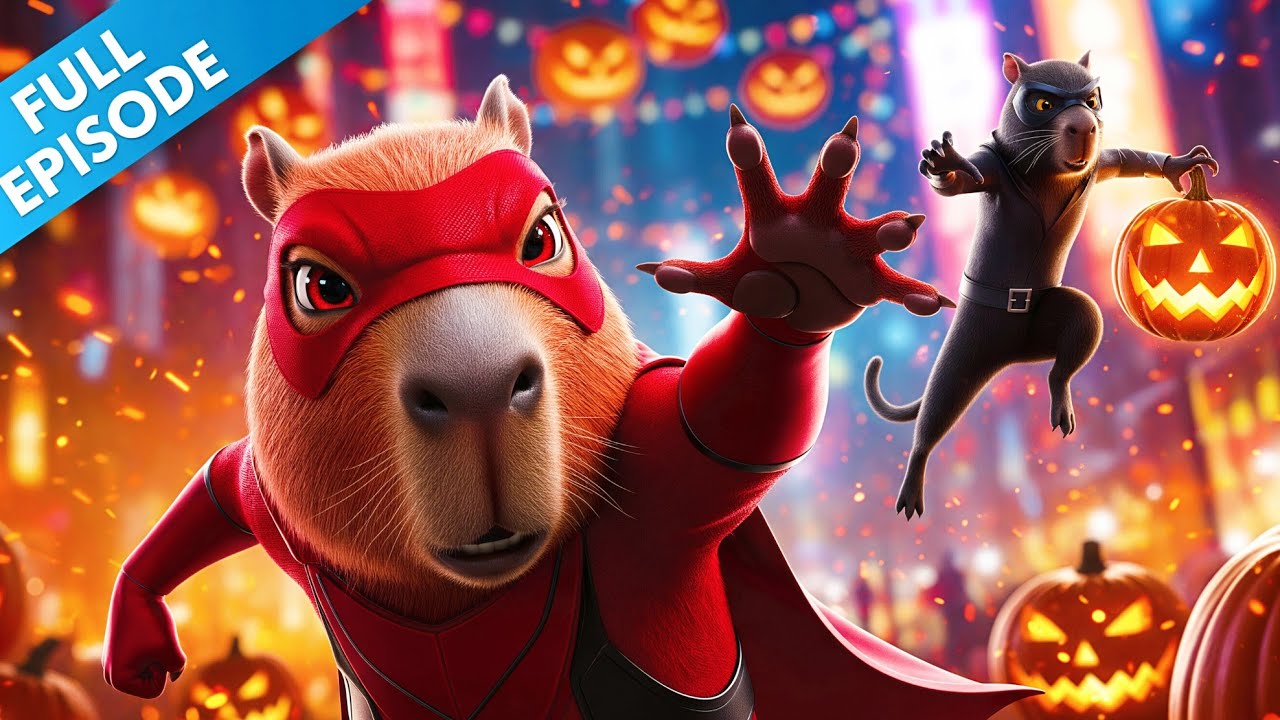 Super Capybaras Halloween Full Episode! | The Spooky Brownstone ...