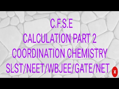 cfse calculation of octahedral and tetrahedral complex with important ...
