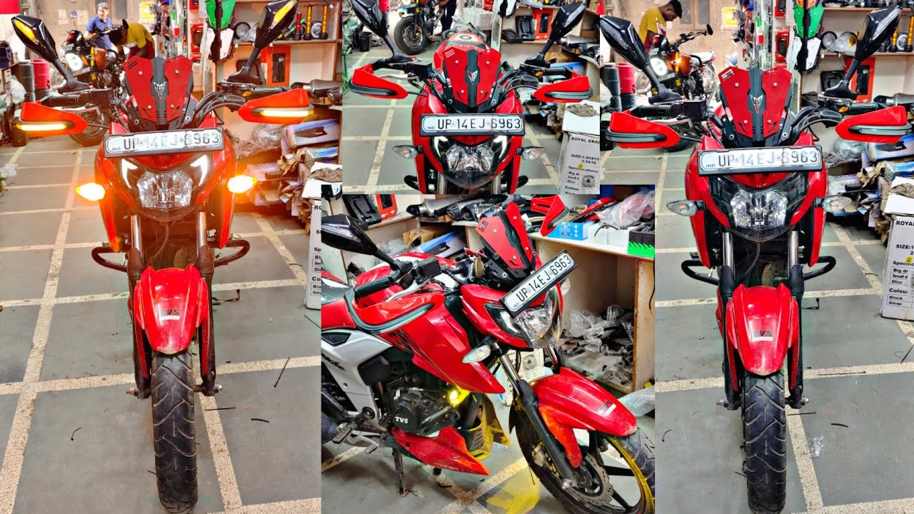 TVS Apache RTR 160 4v Motorcycle Modification: Incredible Performance ...