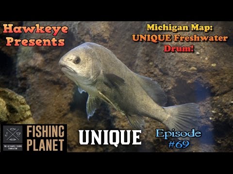Fishing Planet - Ep. #69: Michigan Map: UNIQUE Freshwater Drum! - YouTube