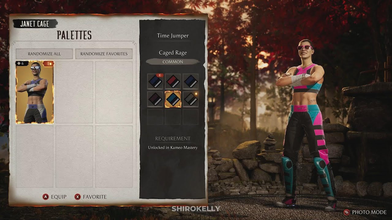 Mortal Kombat 1 All Janet Cage Skins Showcase - YouTube