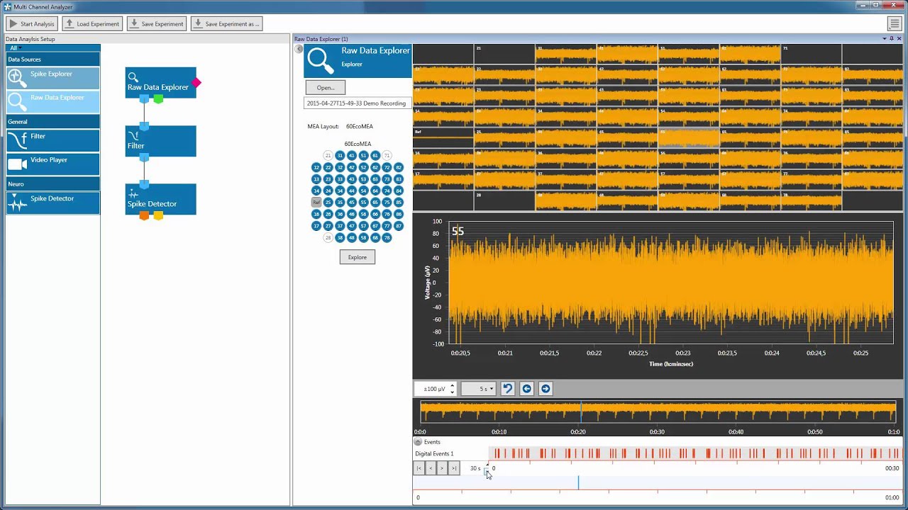 Multi Channel Analyzer - Raw Data Explorer - YouTube