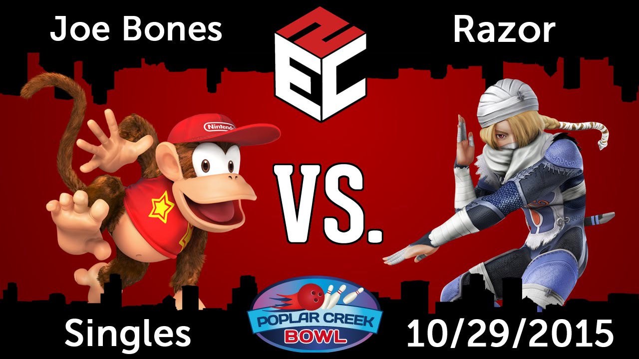 (E2C) Poplar Creek Bowl (Singles): Joe Bones (Diddy Kong) vs. Razor ...