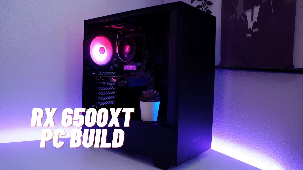 ($500) RX 6500 XT Budget Entry Level Gaming PC Build - 2023 - YouTube