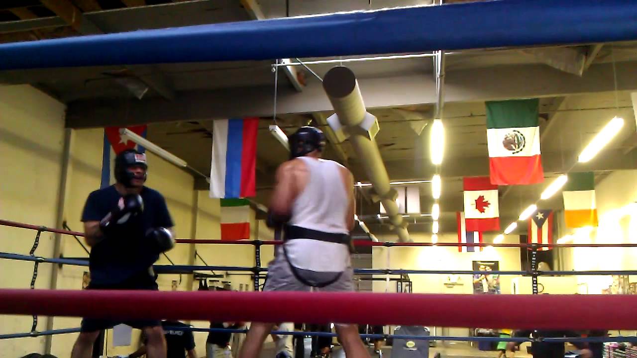 Man Stunned in Sparring match - YouTube