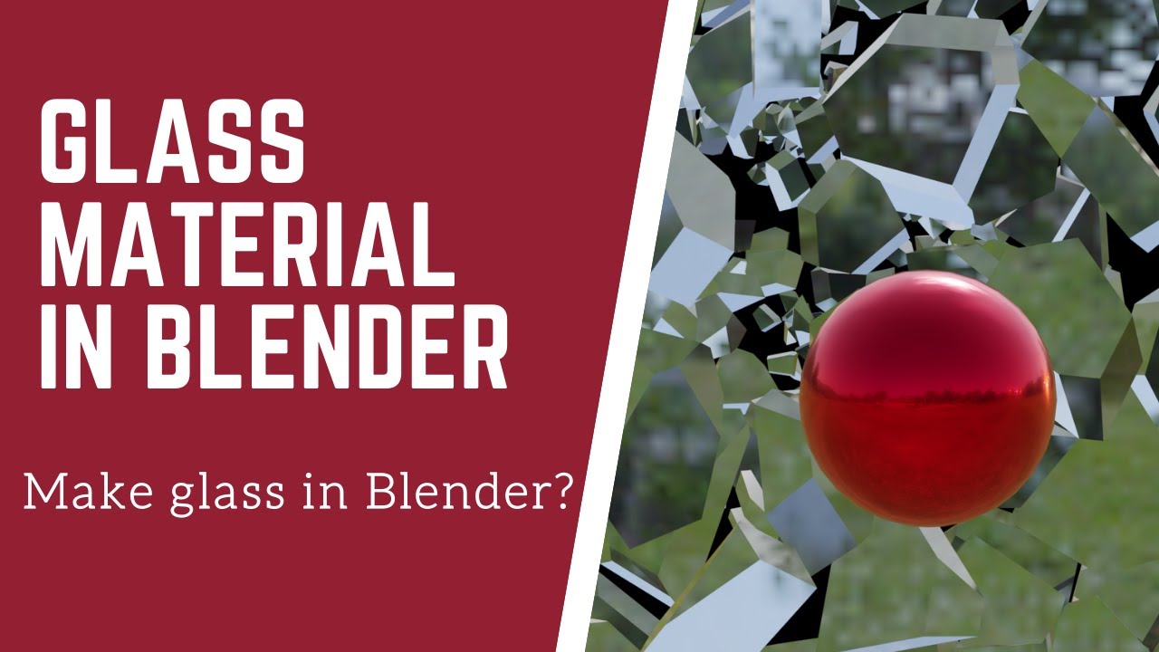 Blender Tutorial | Glass Material in Blender 2.9 - YouTube