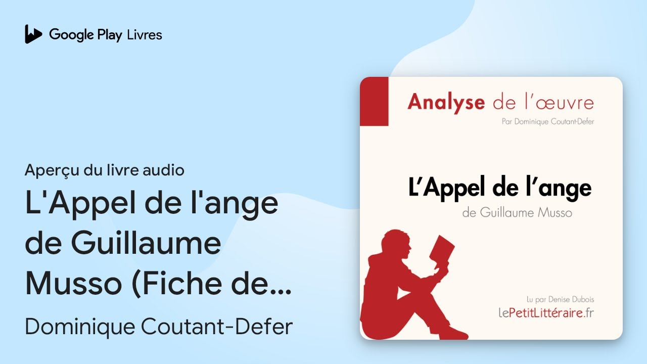 L'Appel de l'ange de Guillaume Musso (Fiche de… de Dominique… · Extrait ...