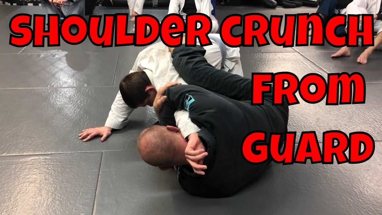 Shoulder crunch Armbar from closed guard - YouTube