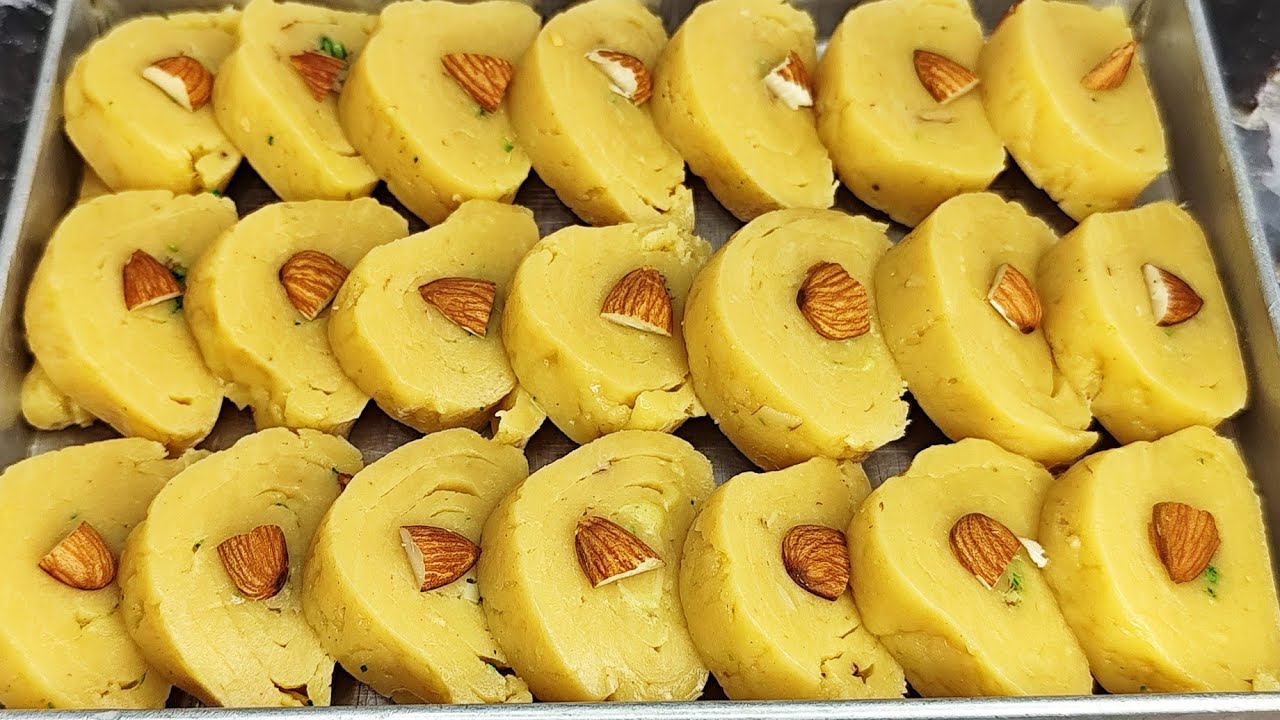Sonpapdi roll Recipe - सिर्फ एक का बेसन से 1 किलो हलवाई जैसी स्वादिष्ट ...