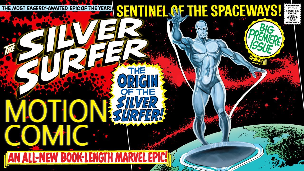 The Origin of The Silver Surfer Motion Comic Movie - YouTube