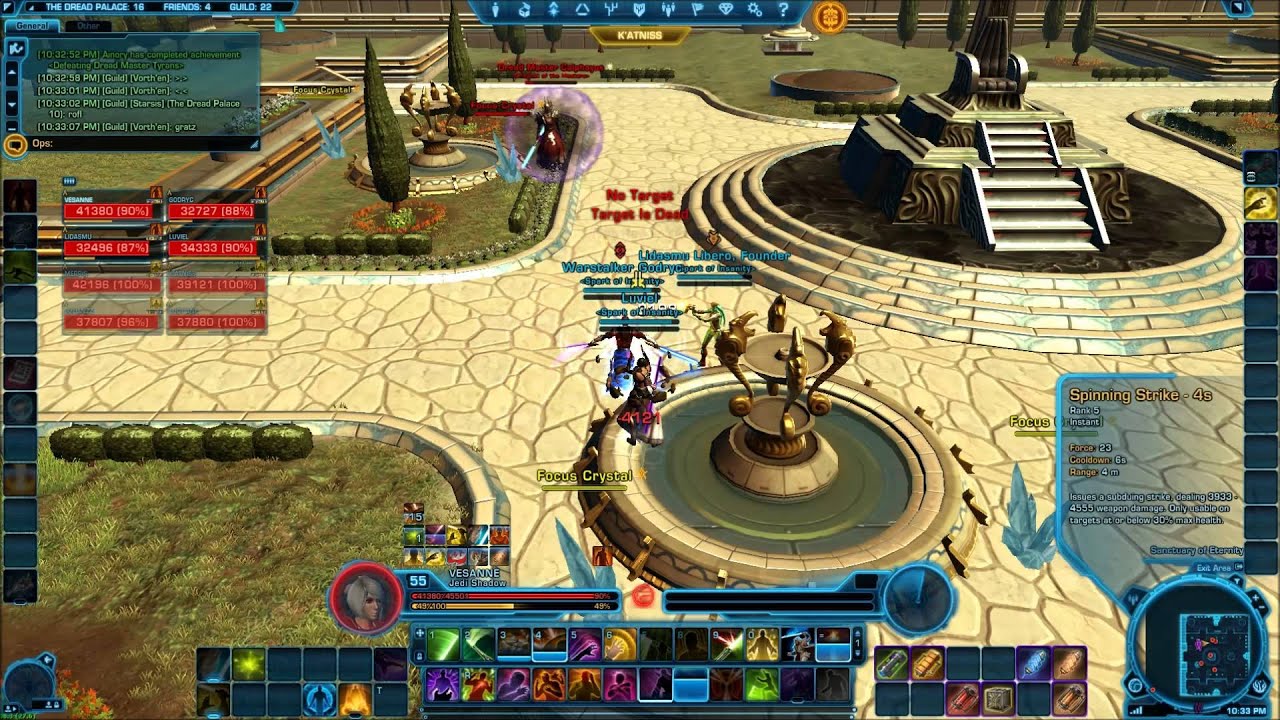Swtor : Dread Master Calphayus HM : Tank PoV - YouTube