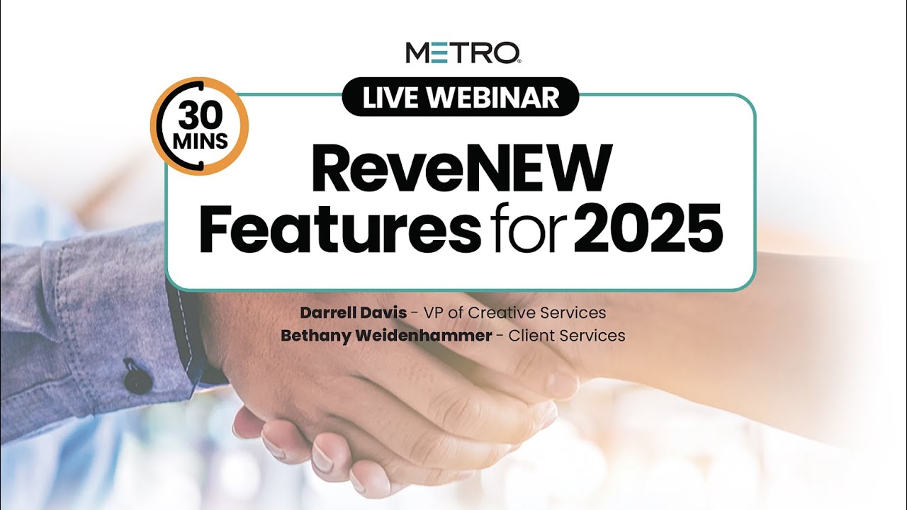 Webinar 01/16/25: ReveNEW Features for 2025 - YouTube