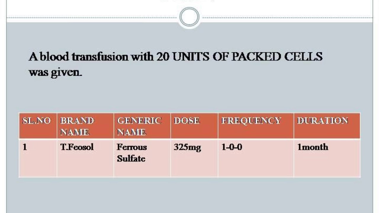 CASE STUDY ON IRON DEFICIENCY ANAEMIA - YouTube