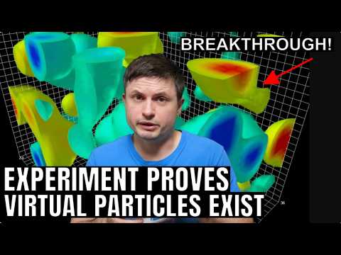 Actual Evidence of Virtual Particle Turning Into Real Matter!