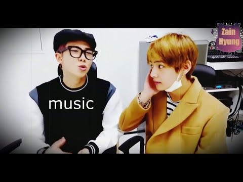 Namjoon teaching Taehyung English [Edit]