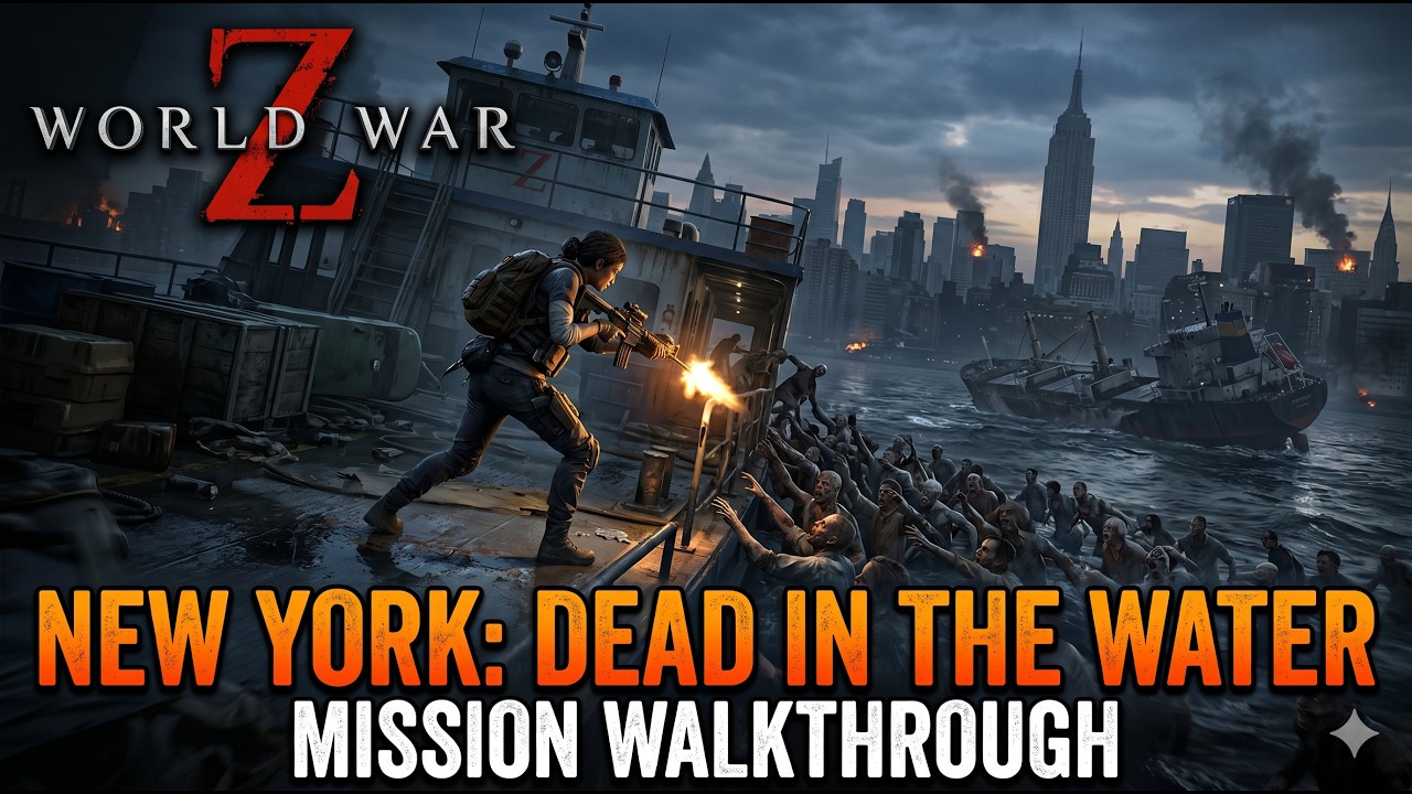 World War Z New York | Dead in the Water Mission Walkthrough - YouTube