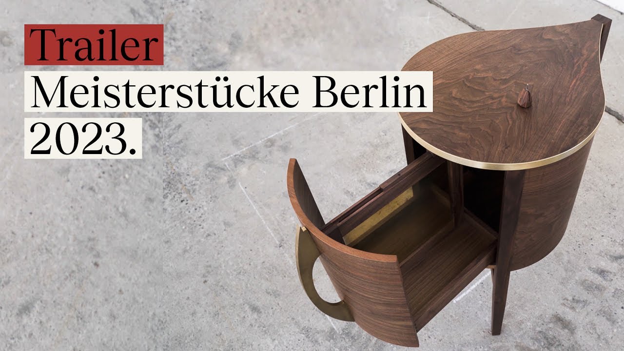 Meisterstücke der Tischler in Berlin 2023 - YouTube