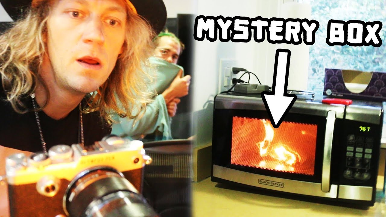 We Put a Mystery Box In A Microwave! - YouTube