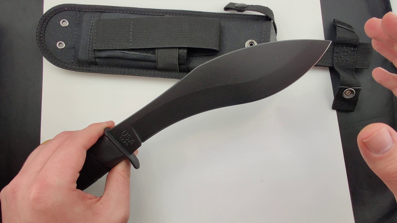 KA-BAR Combat Kukri - YouTube