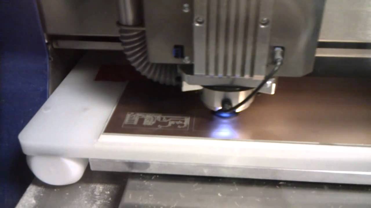 Rapid PCB prototyping lpkf s60 - YouTube