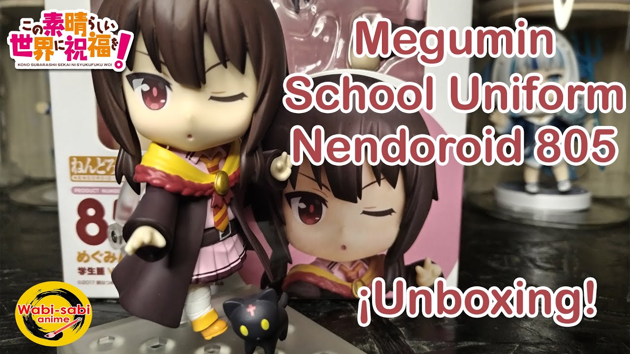¡MEGUMIN VOLVIO EN FORMA DE COLEGIALA! - Nendoroid Megumin School ...