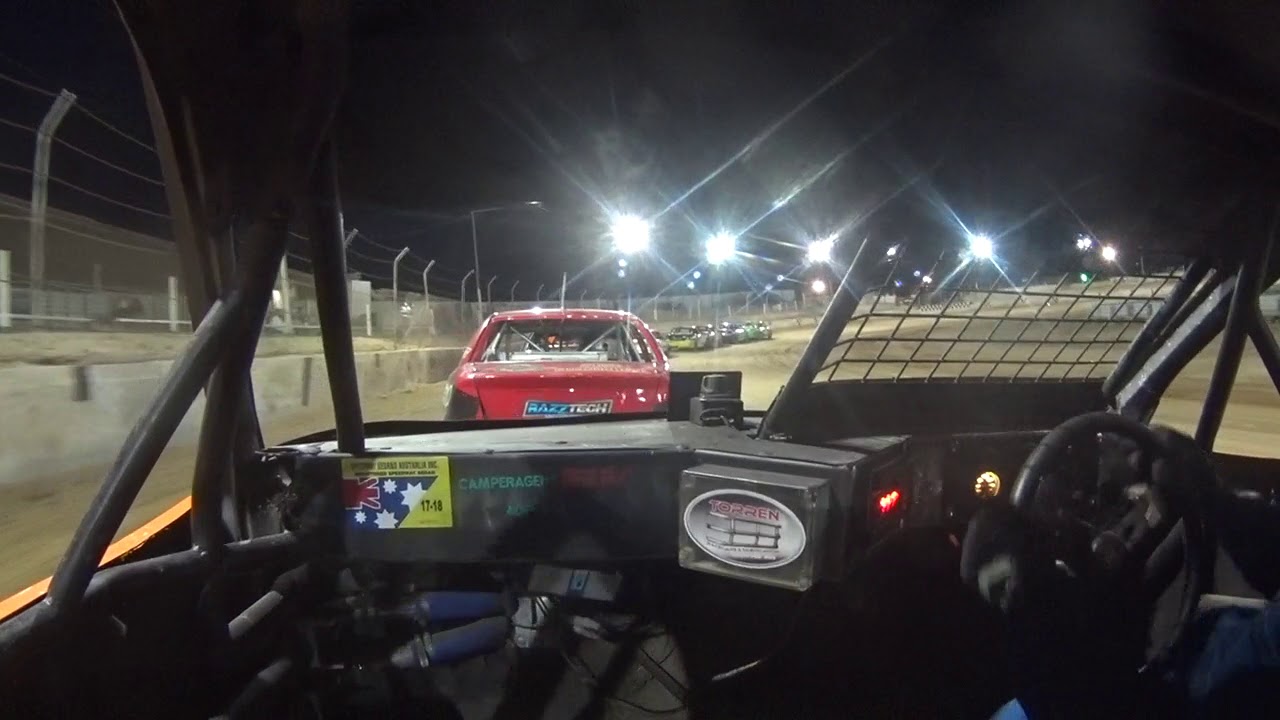 MJS Feature reverse direction final laps Renmark Speedway inside - YouTube