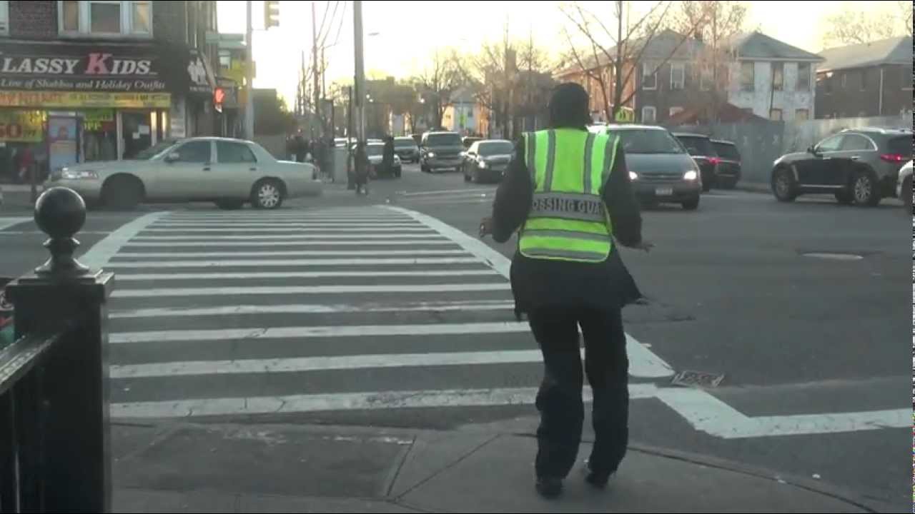 The Dancing Crossing Guard (HD) - YouTube