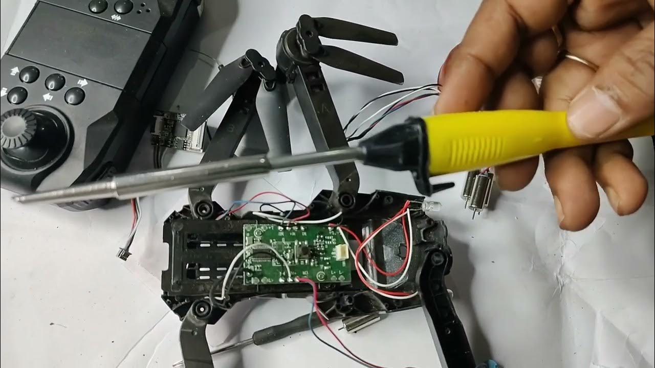 drone motor Changed Process 🔥Replacing Drone Motor | Budget Drone E88 New | Budget Drone LU200 ...