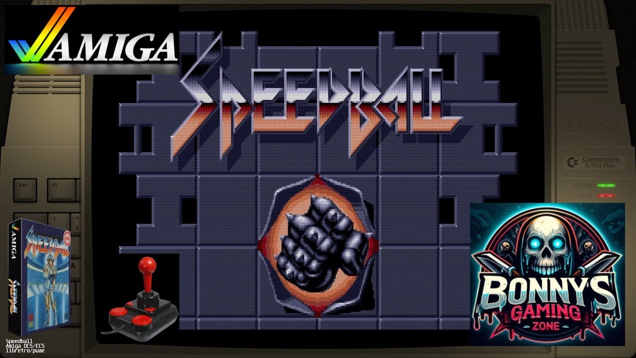 Speedball NTSC version (Amiga - The Bitmap Brothers - 1988) Batocera ...