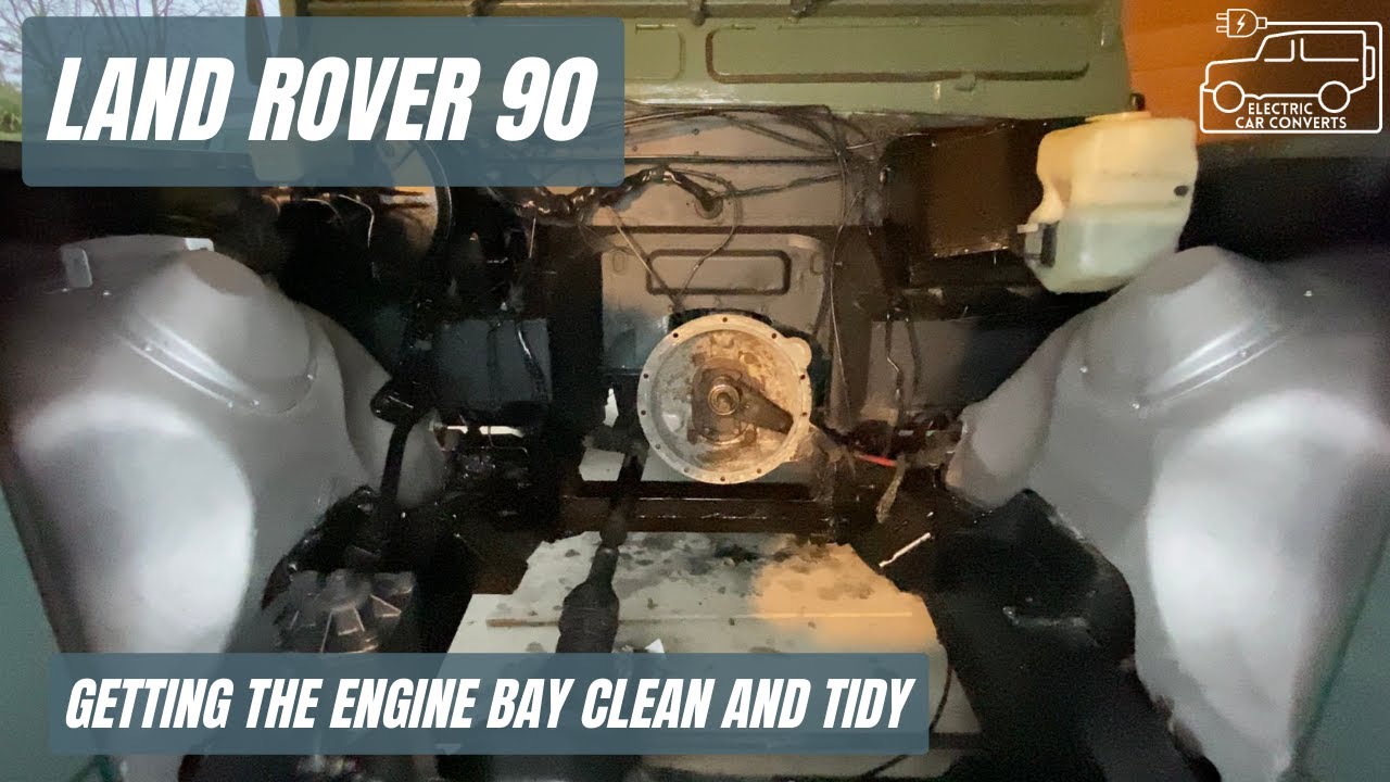Getting the Engine Bay Ready for the Electric Conversion Parts ...