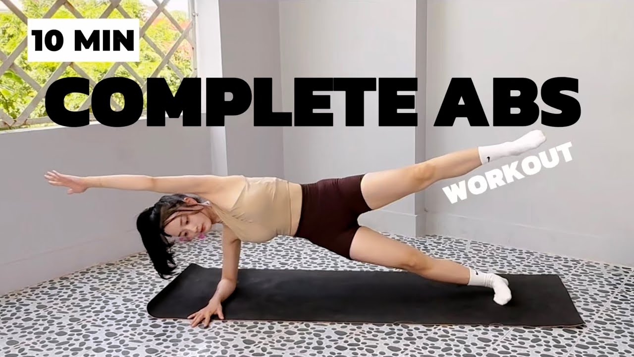 10 Min Complete Abs Workout | Toned Abs | HANGLEFIT - YouTube