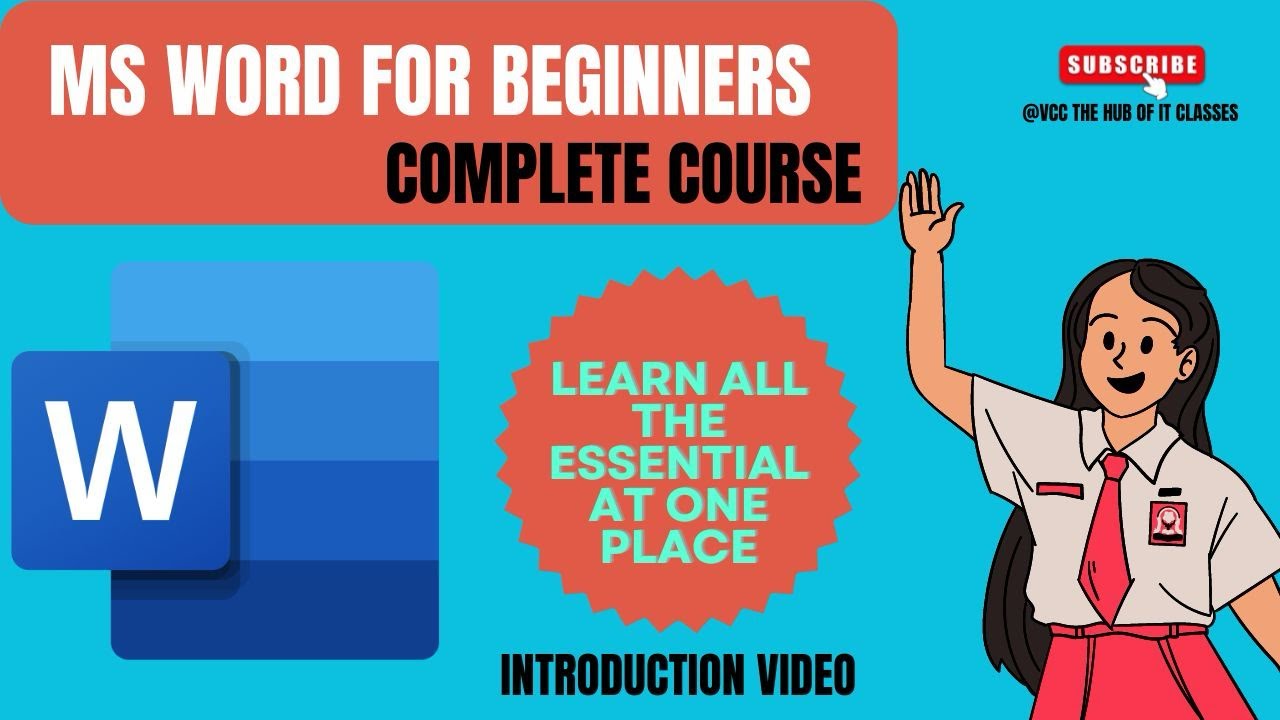 “Master MS Word: Complete Introduction for Beginners | Full Course ...