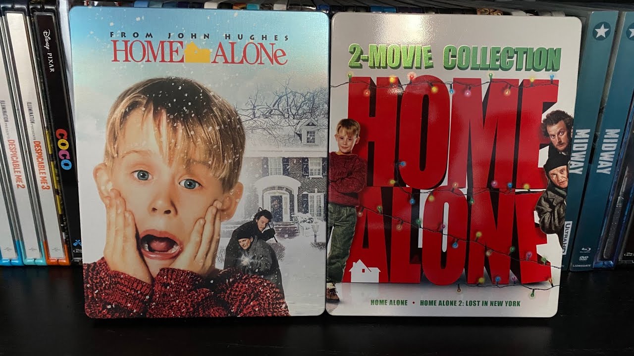Home Alone & Home Alone 1-2 Combo Blu-Ray Steelbook Unboxing - YouTube