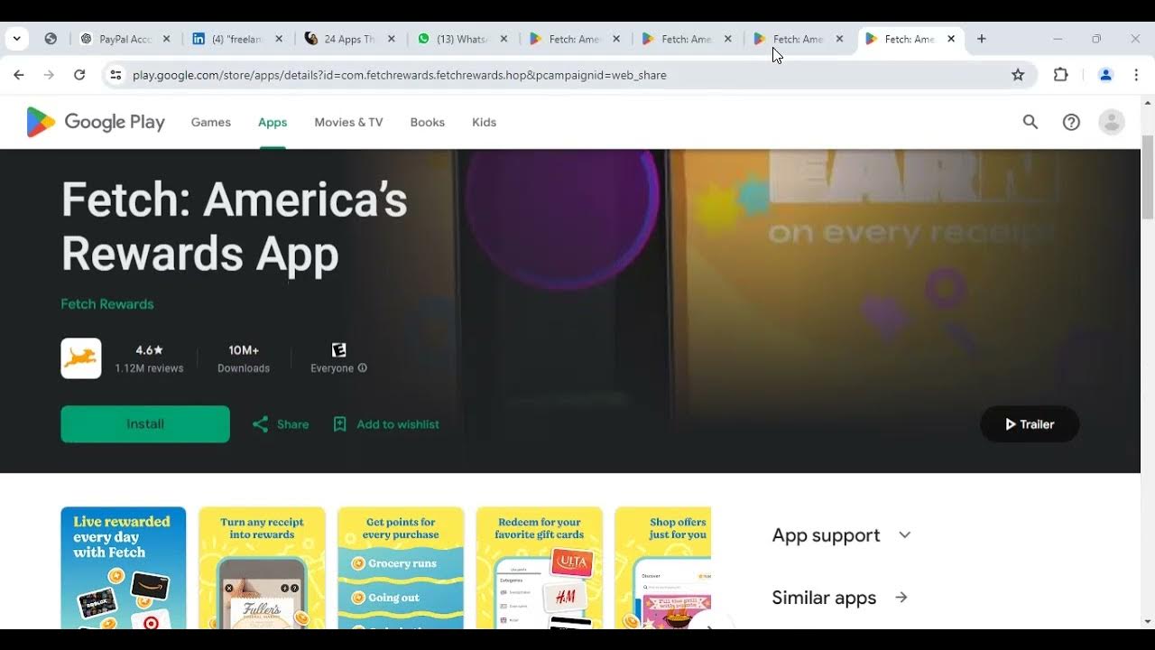 Fetch: America’s Rewards App Game reviews - YouTube