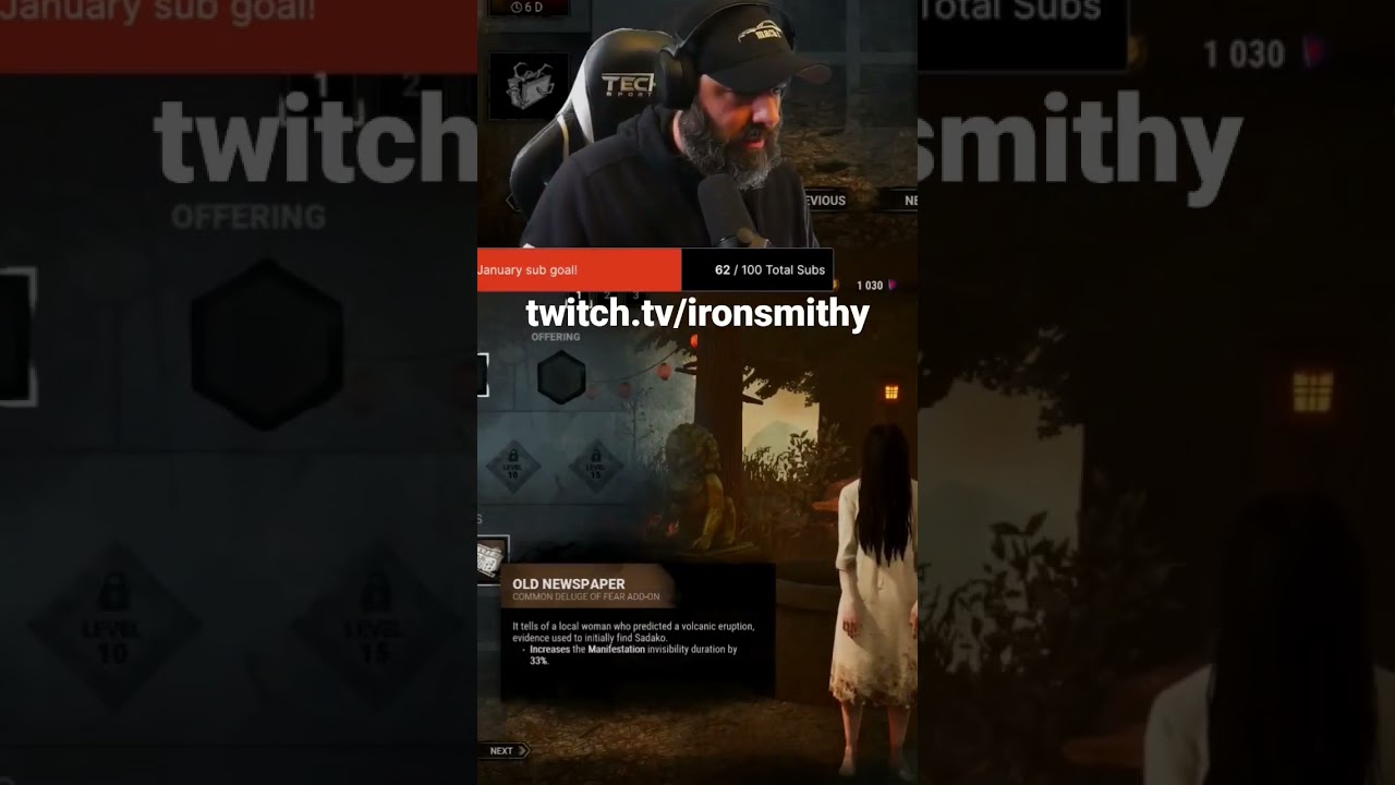 Sadako lobby jump scare! Dead by Daylight #shorts # ...