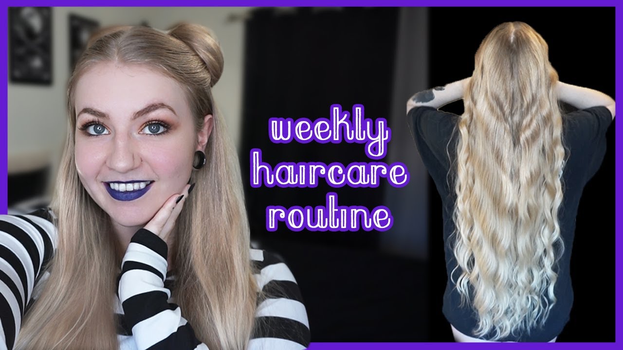 Weekly Haircare Routine to Grow Long & Healthy Hair - YouTube
