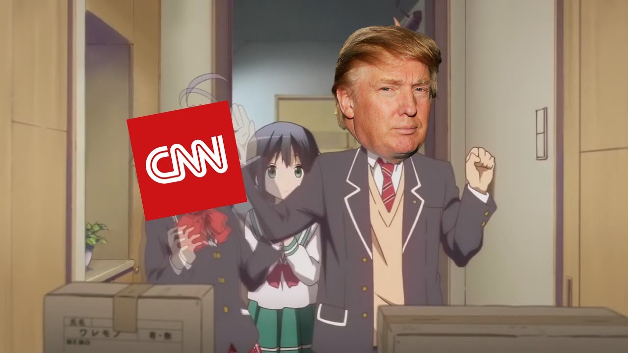 Trump vs CNN - Anime compilation - YouTube