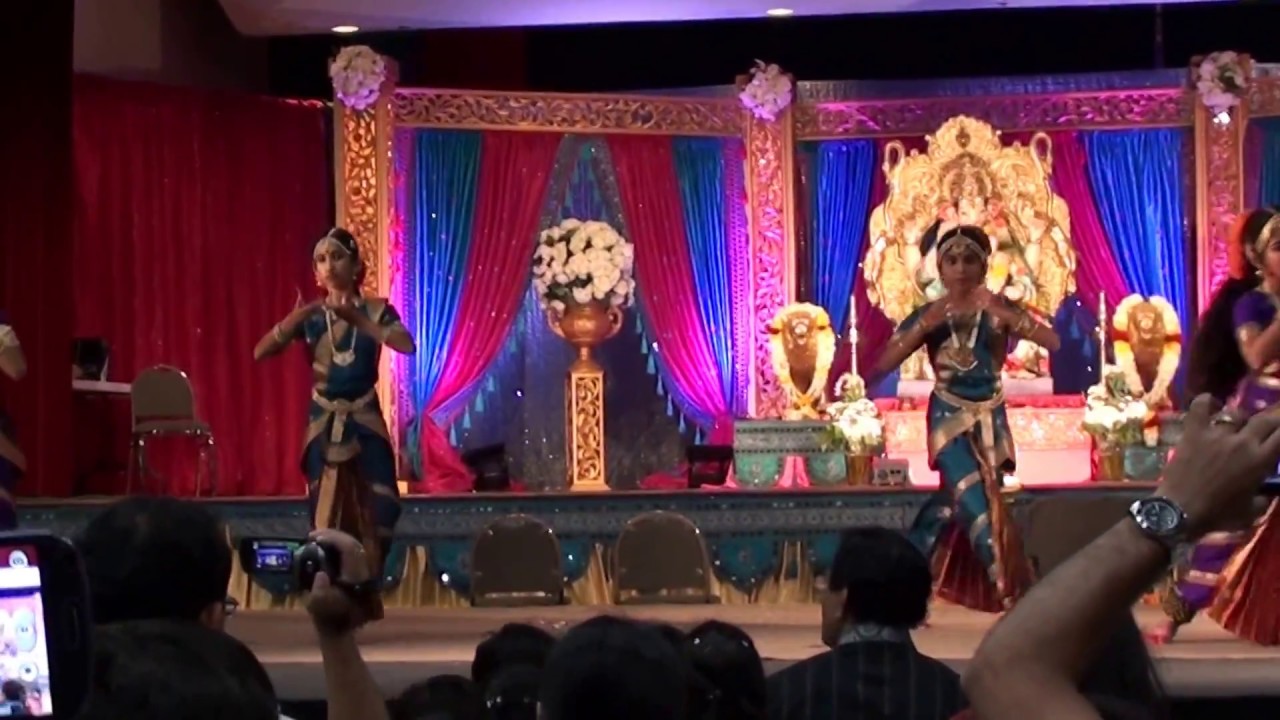 Dance Performance at DFW hindu temple for Ganesh Utsav - YouTube