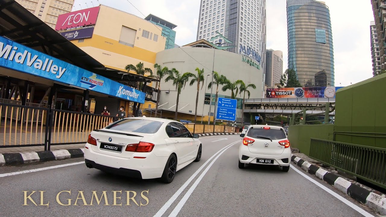 Let's Go to Mid Valley Mall Road Trip 4K Time lapse - YouTube